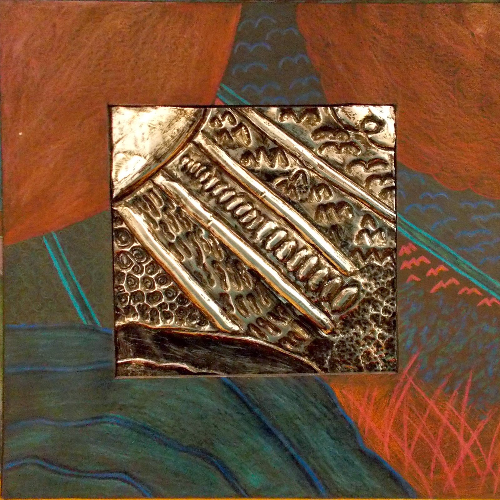 Project ART-A-DAY: Lesson: Repousse Element Square