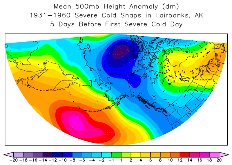Deep Cold: Alaska Weather & Climate: Duration of Cold Spells - Part 2