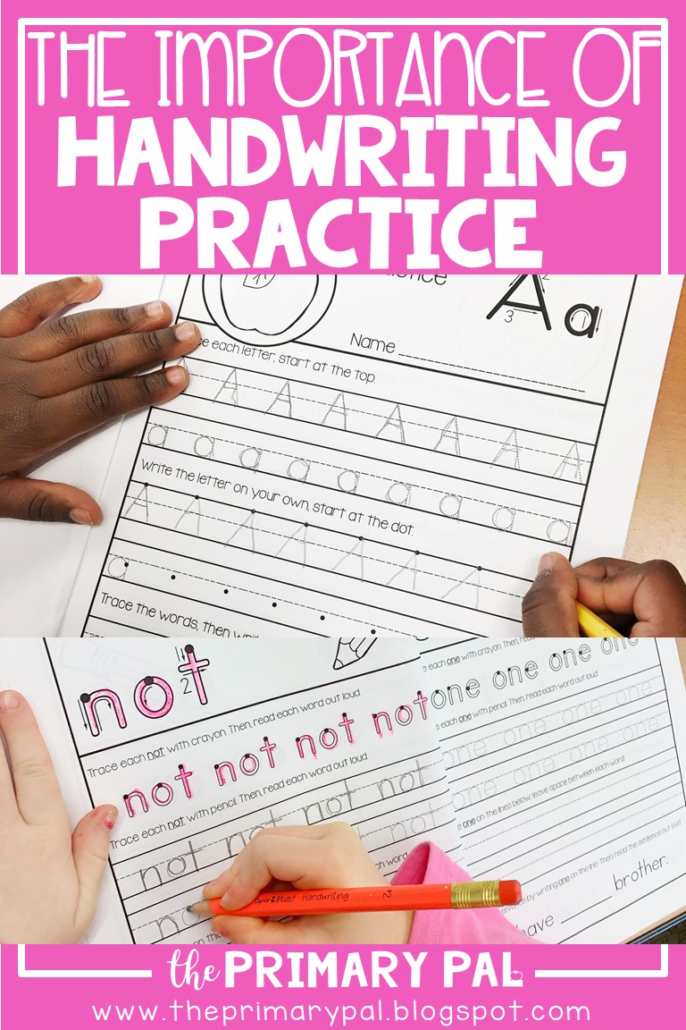 The Importance of Handwriting Instruction in School - The Primary Pal