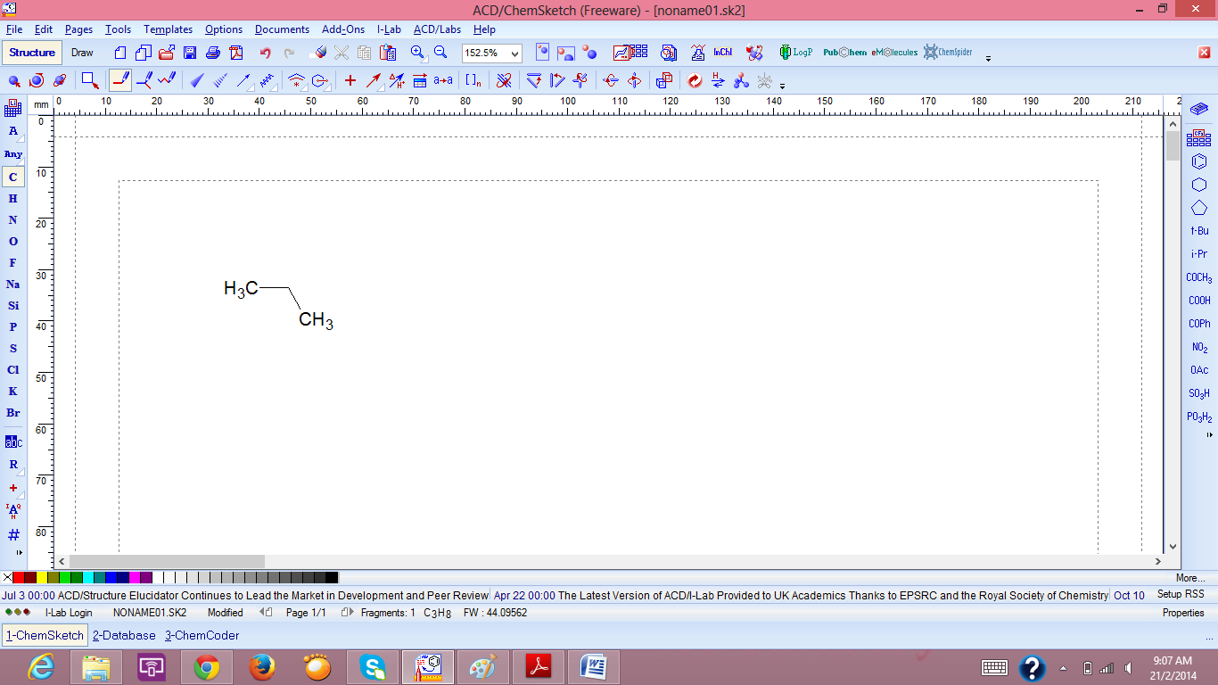 Its About Computer In Science: ChemSketch