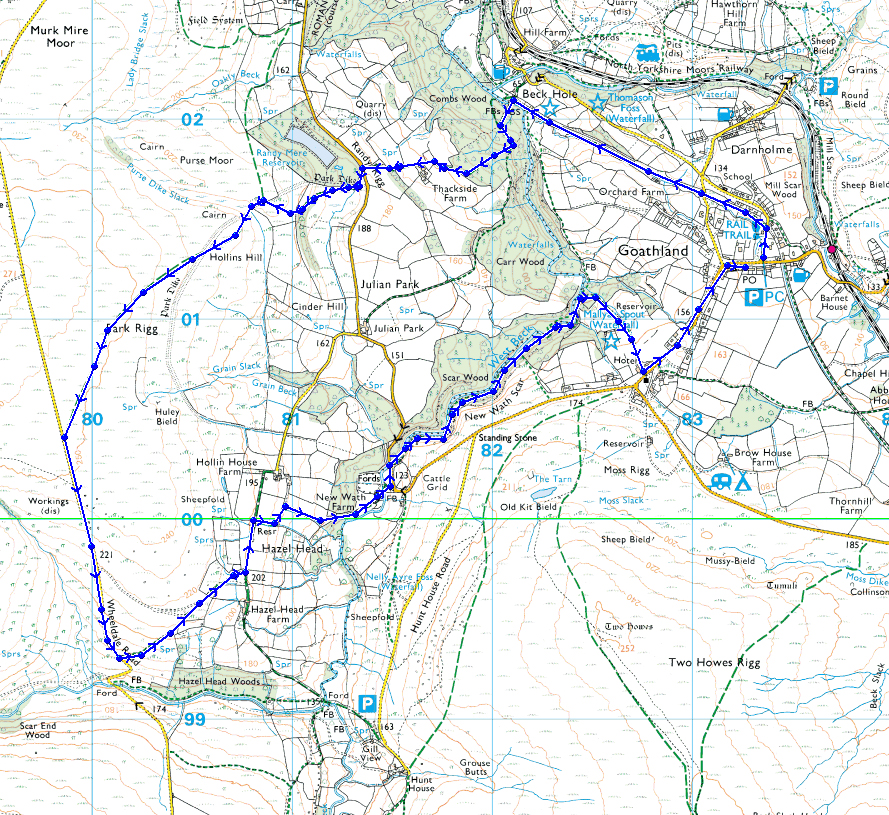 Helen and Colin Walking Blog: Goathland Walk