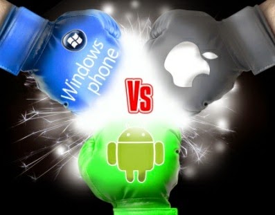 Sistemas de Informação: iOS vs Android vs Windows Phone