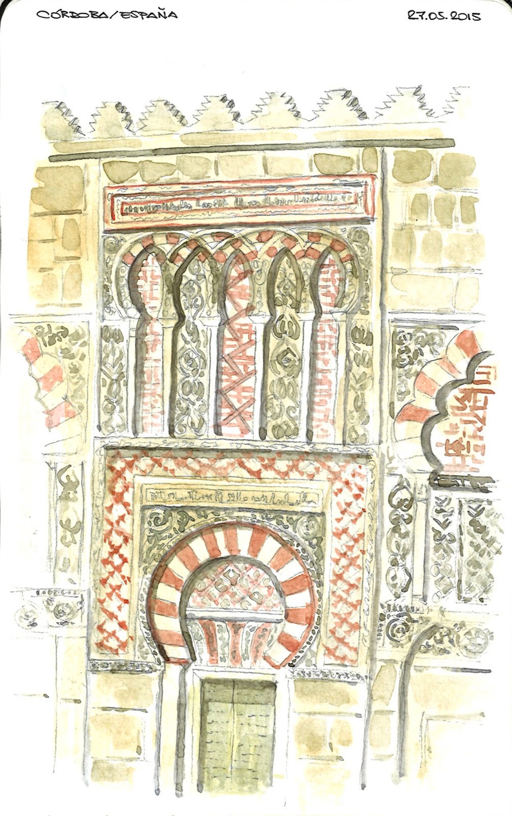 Urban Sketchers Switzerland: Travelling and sketching in Andalusia