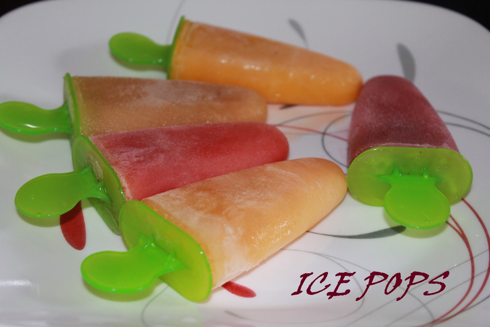 Swetha's Indian Vegetarian Cuisine: ICE POPS / POPSICLES