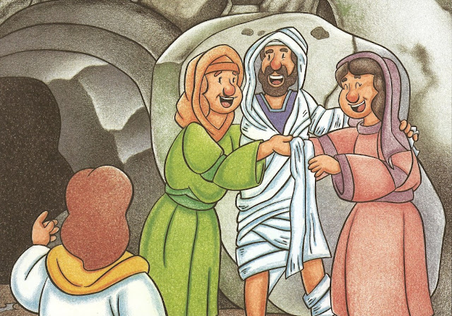 Educación religiosa: Jesús resucita a Lazaro