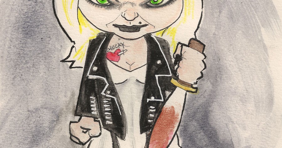 Random Drawings: Bride of Chucky - Tiffany