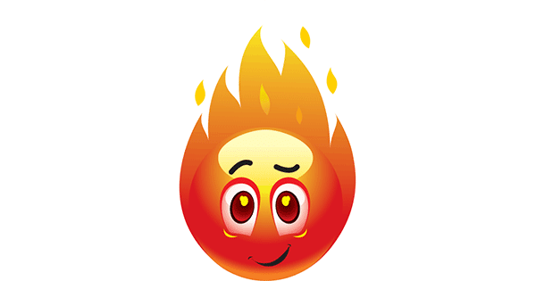 Hot Head | Symbols & Emoticons