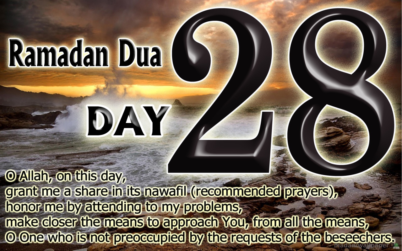 Islamic Community: Ramadan Day 28 Dua'a