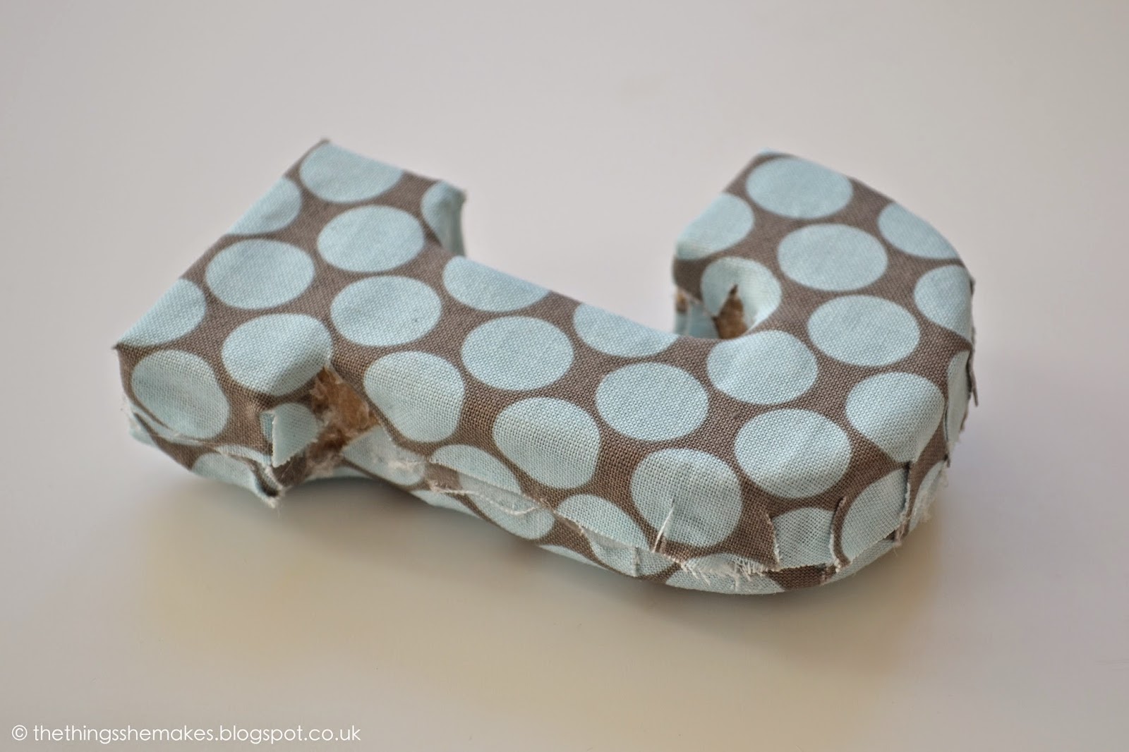 How to Make Padded Letters | The Things She Makes