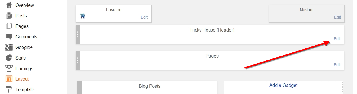 How To Add A Picture To Blogger Header | Tricky House:The House Of Blogger Tricks