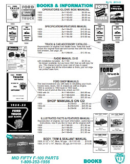 Antigo e Cia Blog de Carros Antigos: RESTAURAÇÃO - MID FIFTY F100 Parts