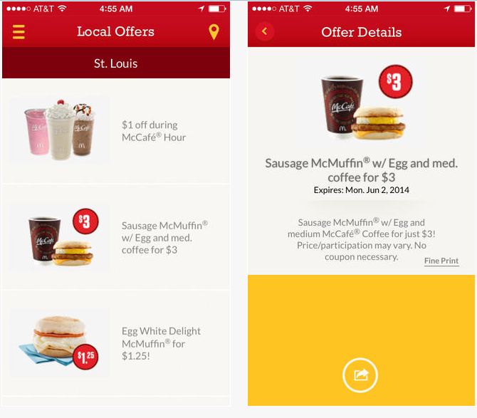 Top Iphone Apps Mcd App