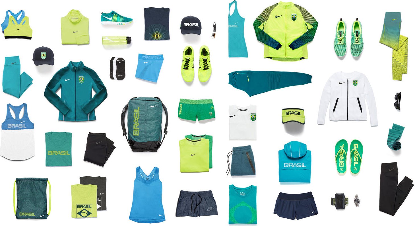 Nike apresenta kit olímpico dos atletas do Time Brasil - Show de Camisas