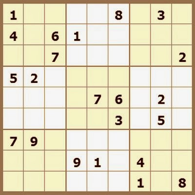 Free printable Word Search and Sudokus: Sudoku 22