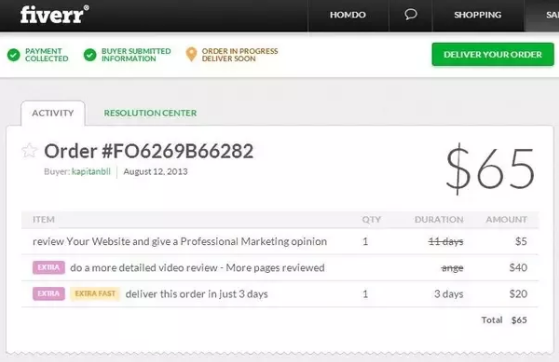 How to get orders on Fiverr?
