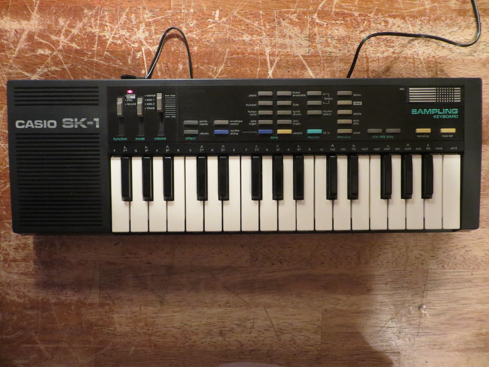 MATRIXSYNTH: VINTAGE CASIO SK-1 SAMPLING KEYBOARD