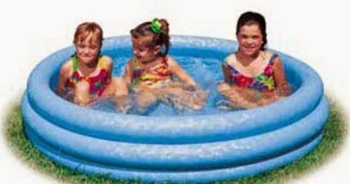 kiddie pool: hard plastic kiddie pool