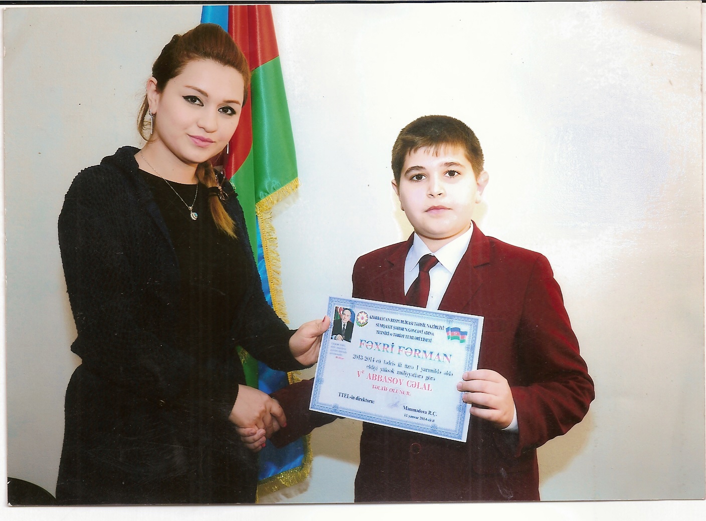 Azərbaycan XXI əsrə istedadlarla: Cəlal Murad oğlu Abbasov