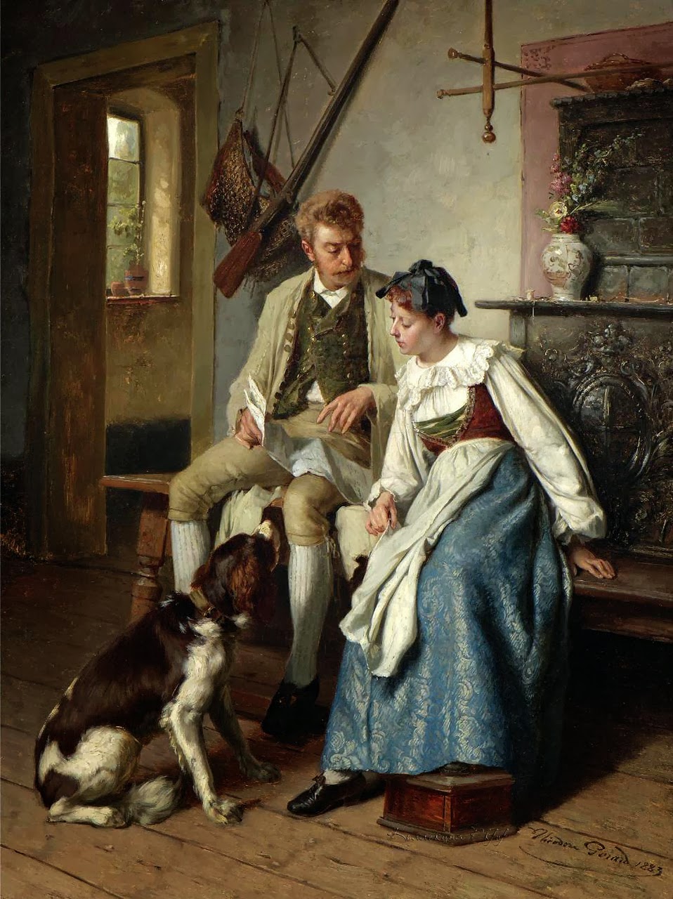 Theodore Gerard | Award Winning Belgian Painter (1829-1895)