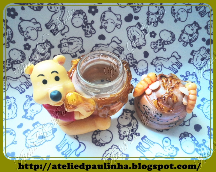 Ateliê da Paulinha: URSINHO POOH COM A COLMÉIA