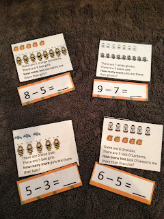 Fun and Easy First Grade Ideas!: Subtracting to Compare Fun