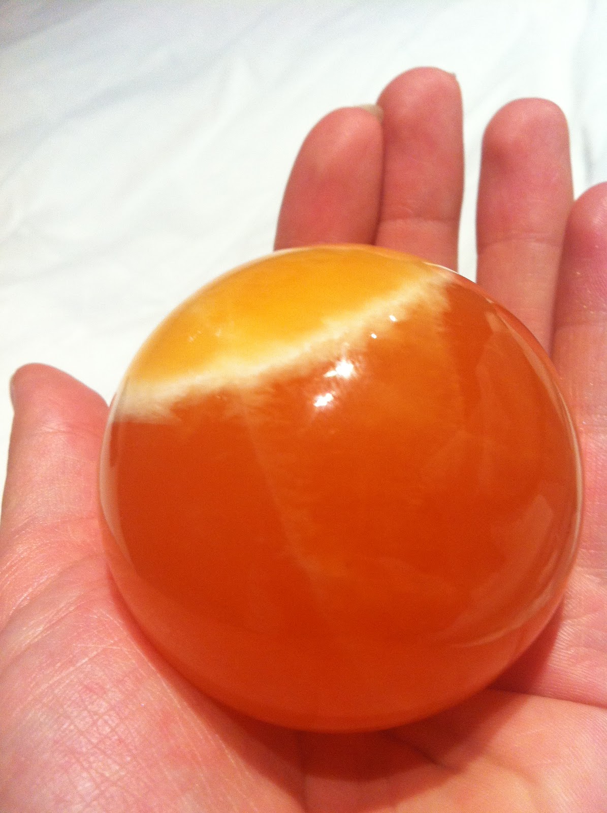Crystal Inspirations: Orange Calcite