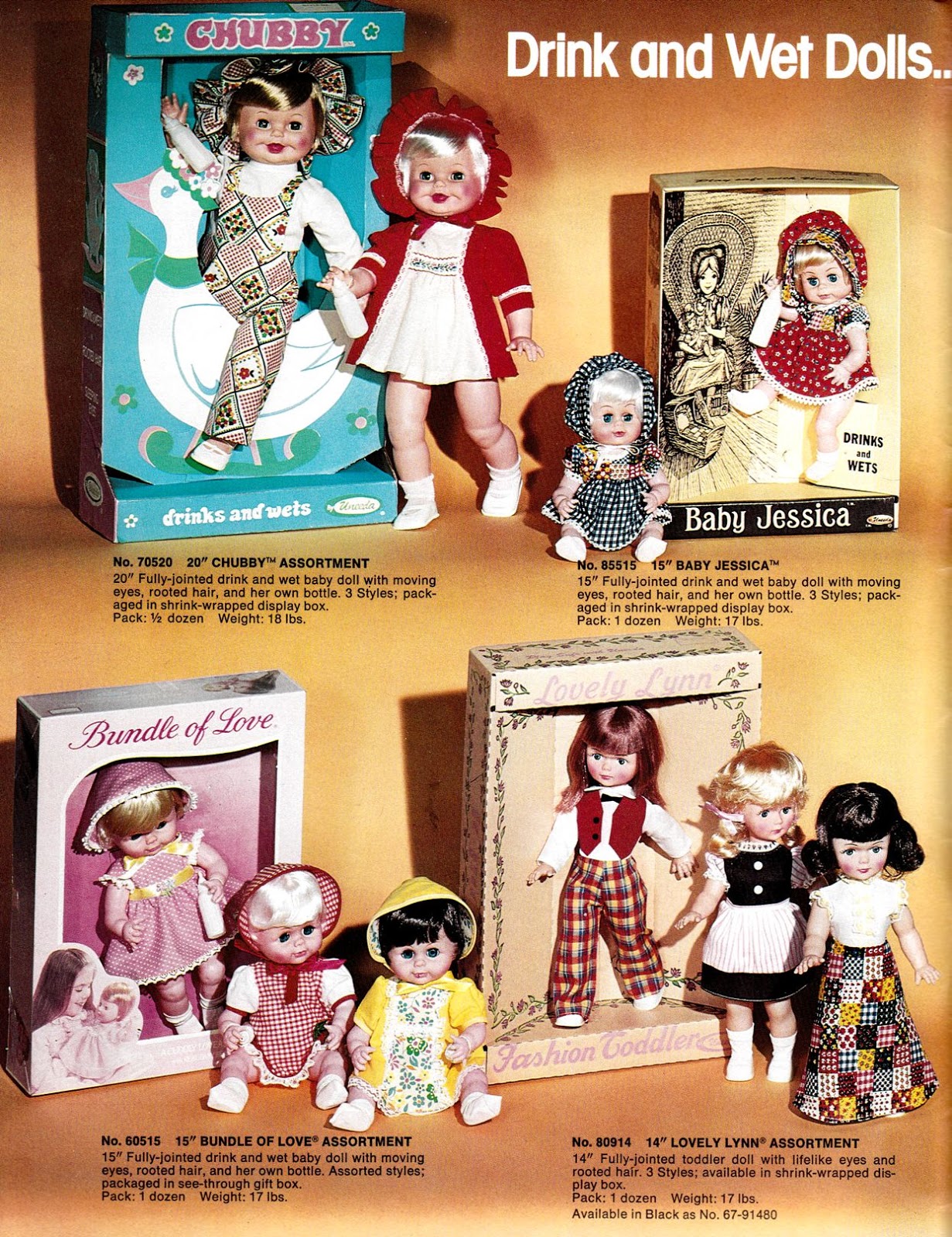 and everything else too: Uneeda Dolls '77