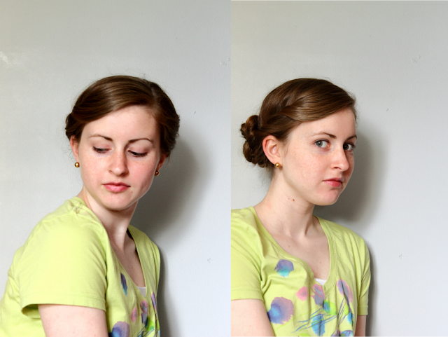 i love...: Twisted Up-Do Hair Tutorial