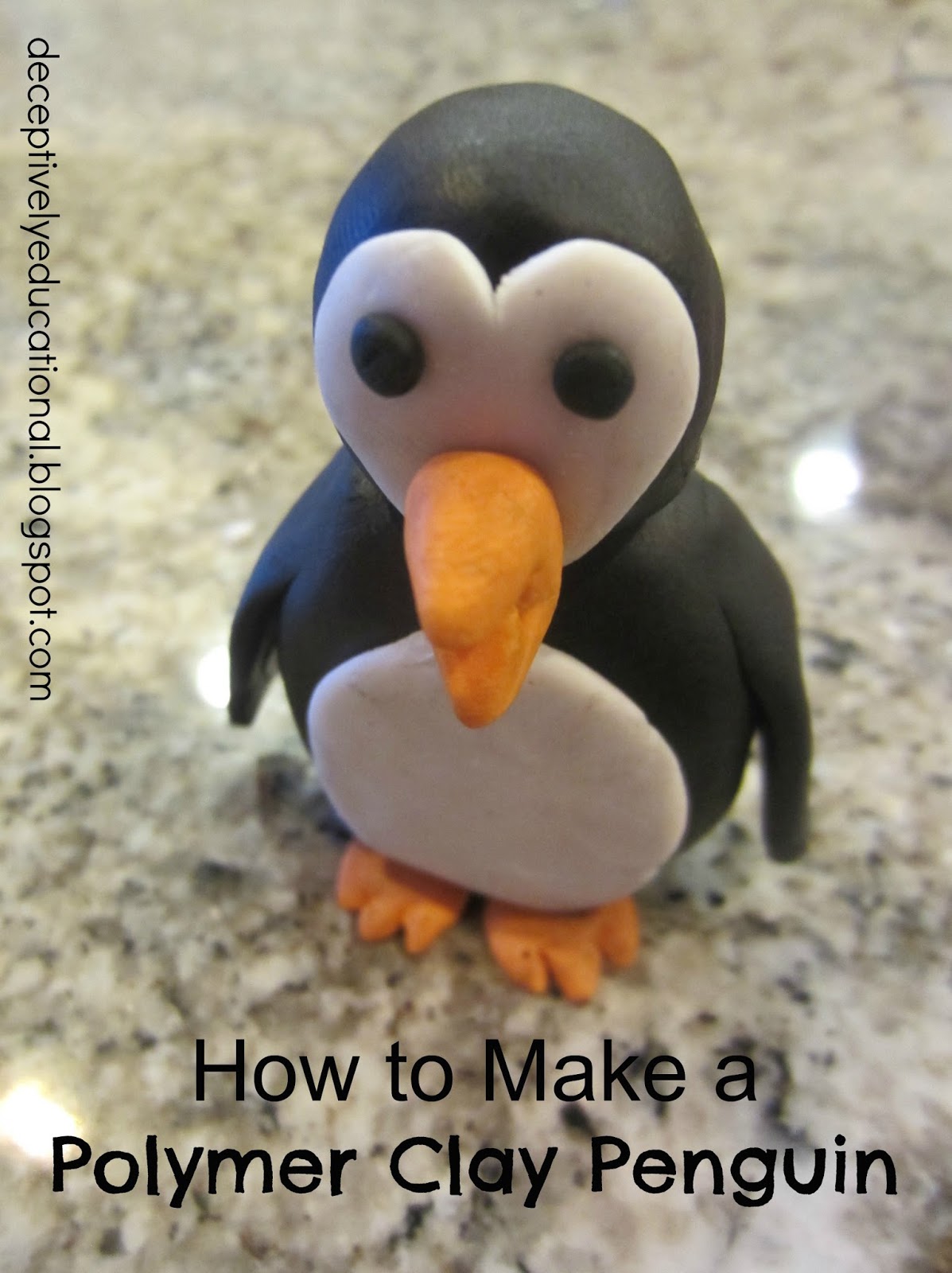 Relentlessly Fun, Deceptively Educational: Polymer Clay Penguins