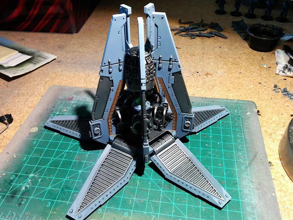 The Hammer of Wrath: WIP: Space Wolves Drop Pod #2