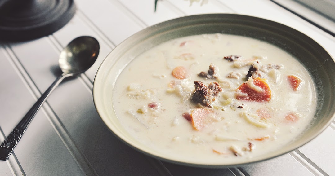 Simply Gourmet: Kraut and Brat Soup