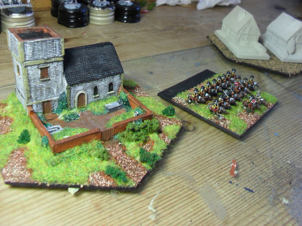 The English Civil War in 6mm.: First ECW buildings.