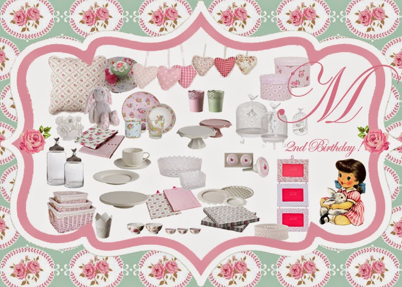 The Wonderful Cakes: Mood Board "M" 2nd Birthday Party