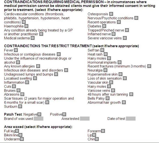 The Beauty Bill: Waxing 101.1: Consultation & Contraindications