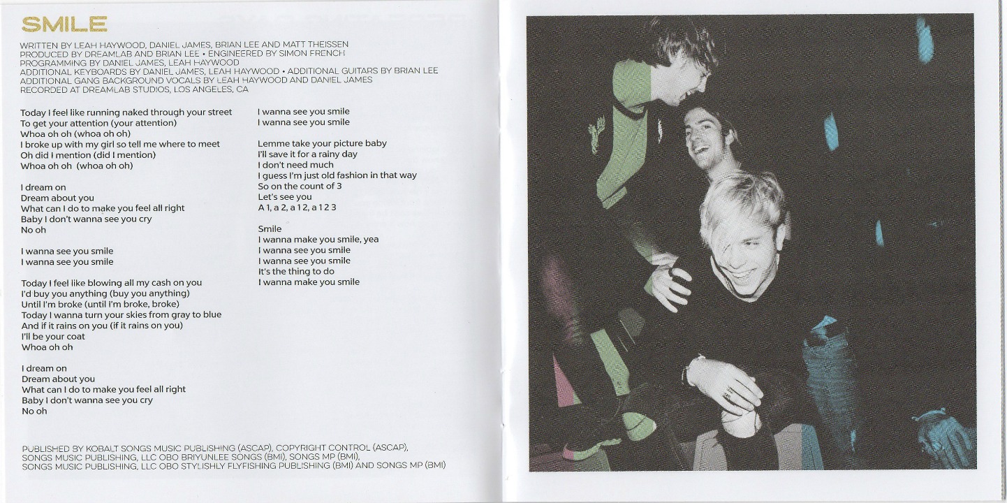 Encarte: R5 - Sometime Last Night (Special Edition) - Encartes Pop