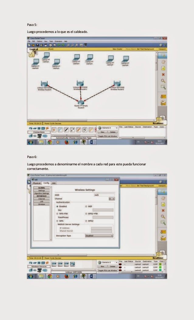 Configuración de aplicaciones y Servicios (CBTIS73): Simuladores de Redes