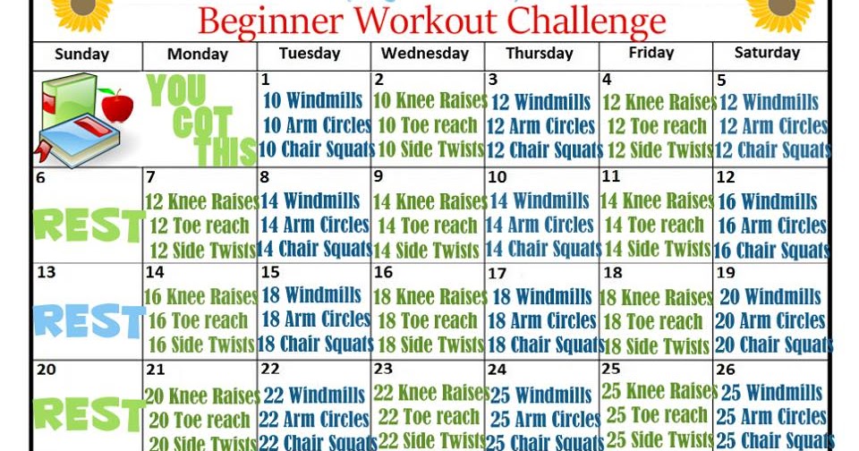 August Fitness Challenges - End of Summer Exercises - In & Outdoors