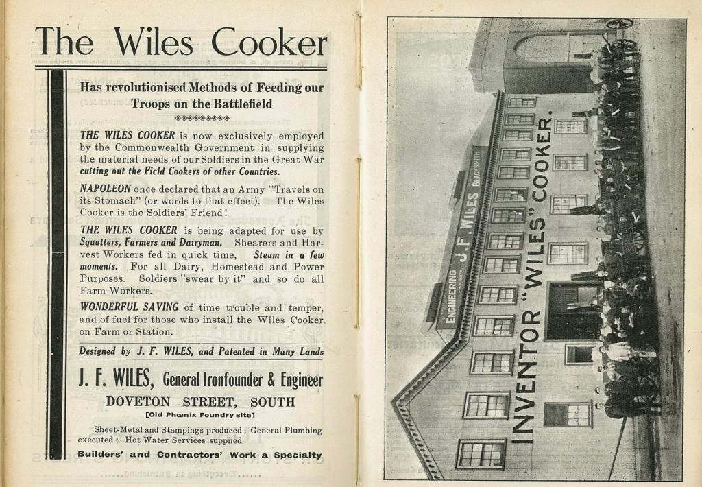 Ballarat 1914 - 1918: The Wiles Cooker