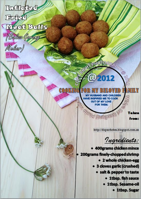 Widya Sri Rusdianti's Kitchen: INFLATED FRIED MEAT BALLS (BAKSO GORENG ...