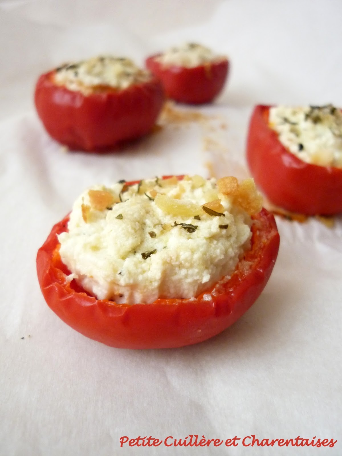 Petite Cuillère et Charentaises: Piments doux farcis à la ricotta mustia