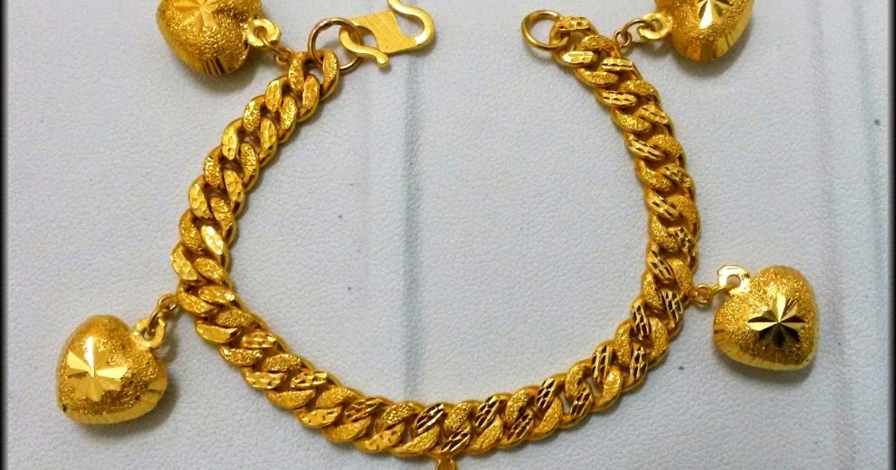 Gambar Rantai Tangan Emas 916 Terkini / 53+ Gelang Emas New Design ...