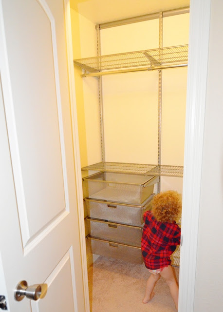 Connor's Closet Makeover