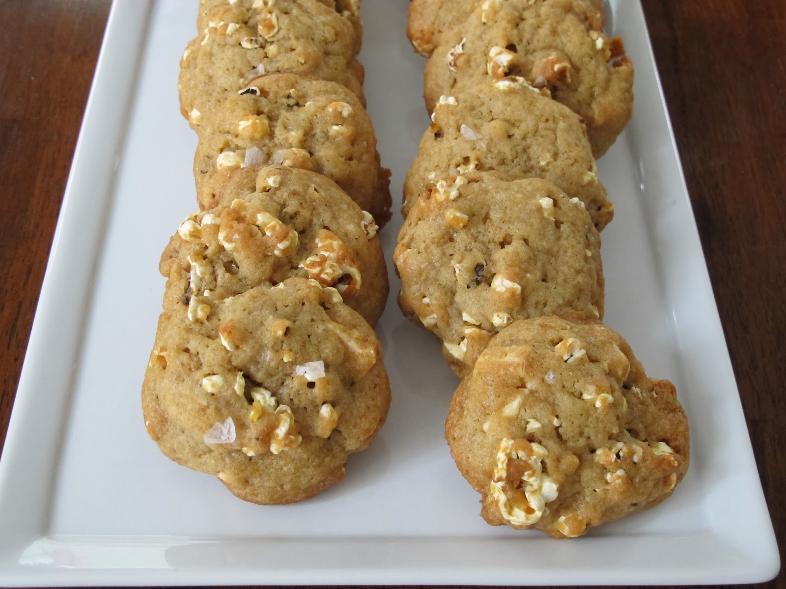 Kitchen Sink Diaries: White Chocolate Buttered Popcorn Cookies