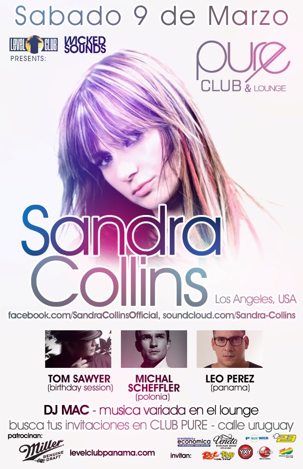 CONFIRMADO - Sandra Collins en Panama. ~ ElectronicaPanama.com... La ...