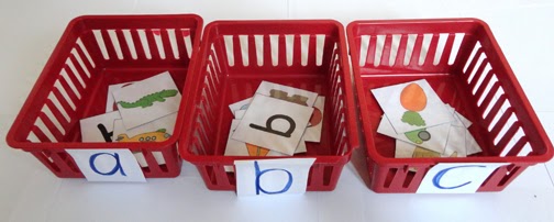 Alphabet Sorting Game with Free Printable | Totschooling - Toddler ...