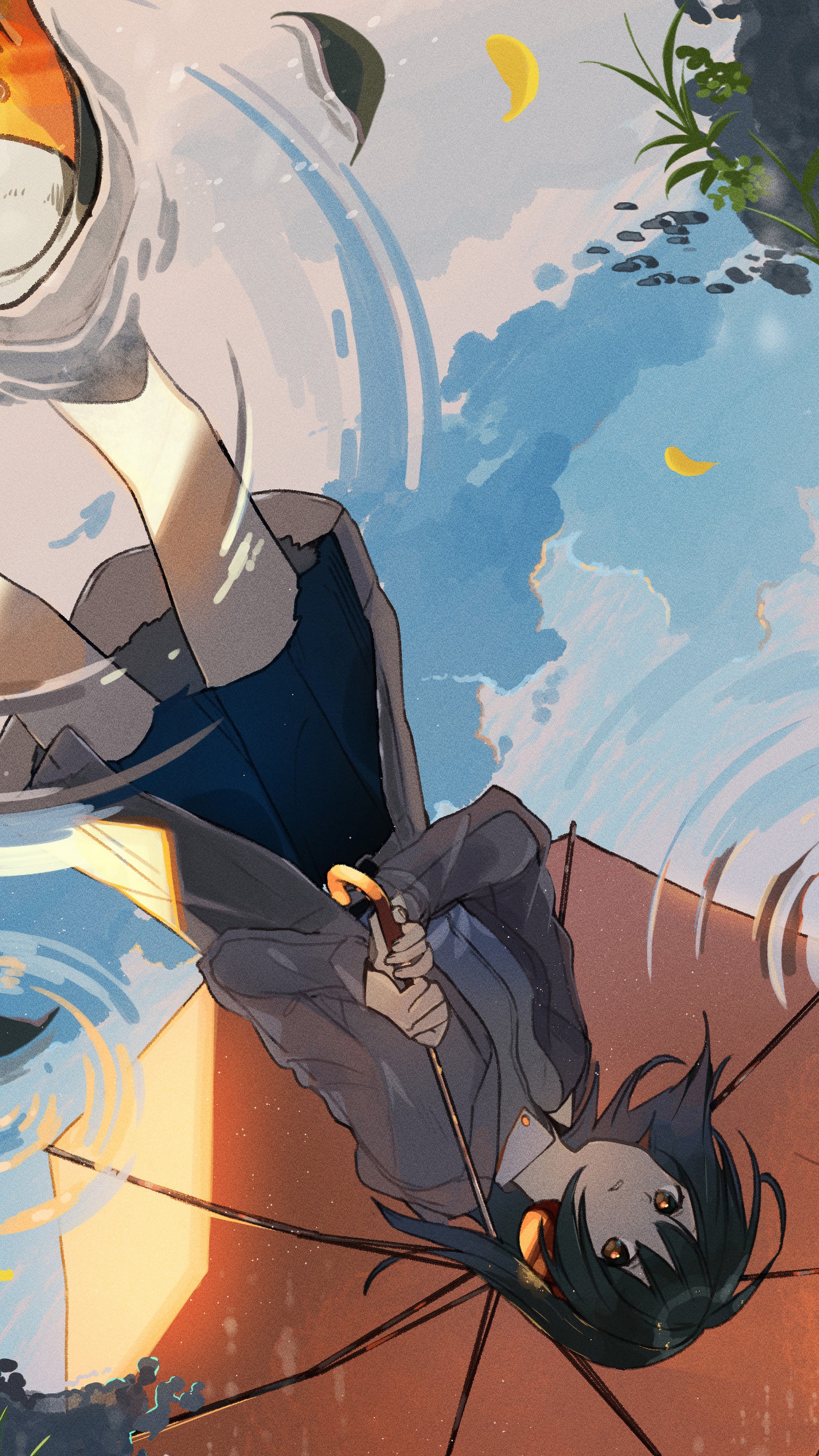 Anime Water Reflection