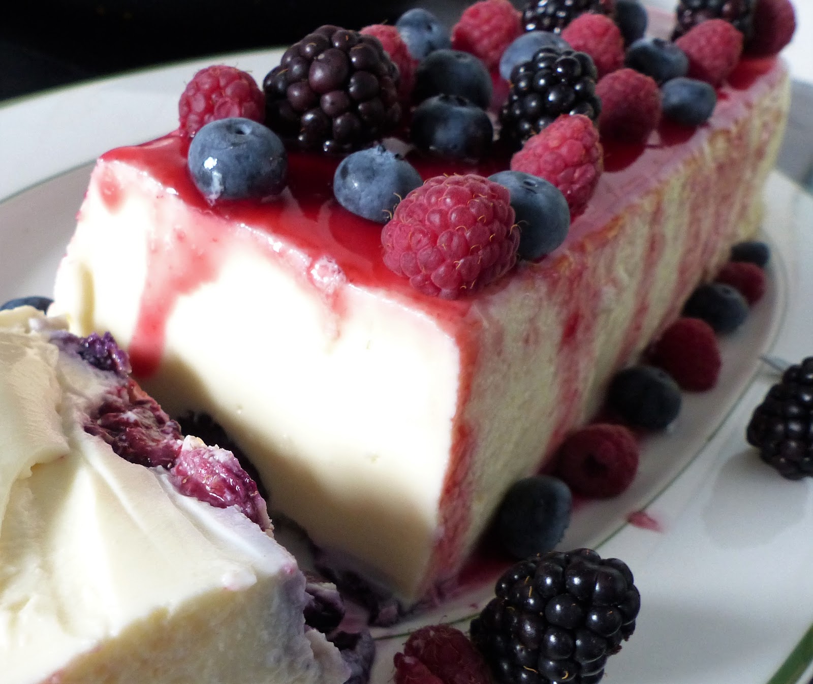 Le blog de Cata: Flan aux fruits rouges