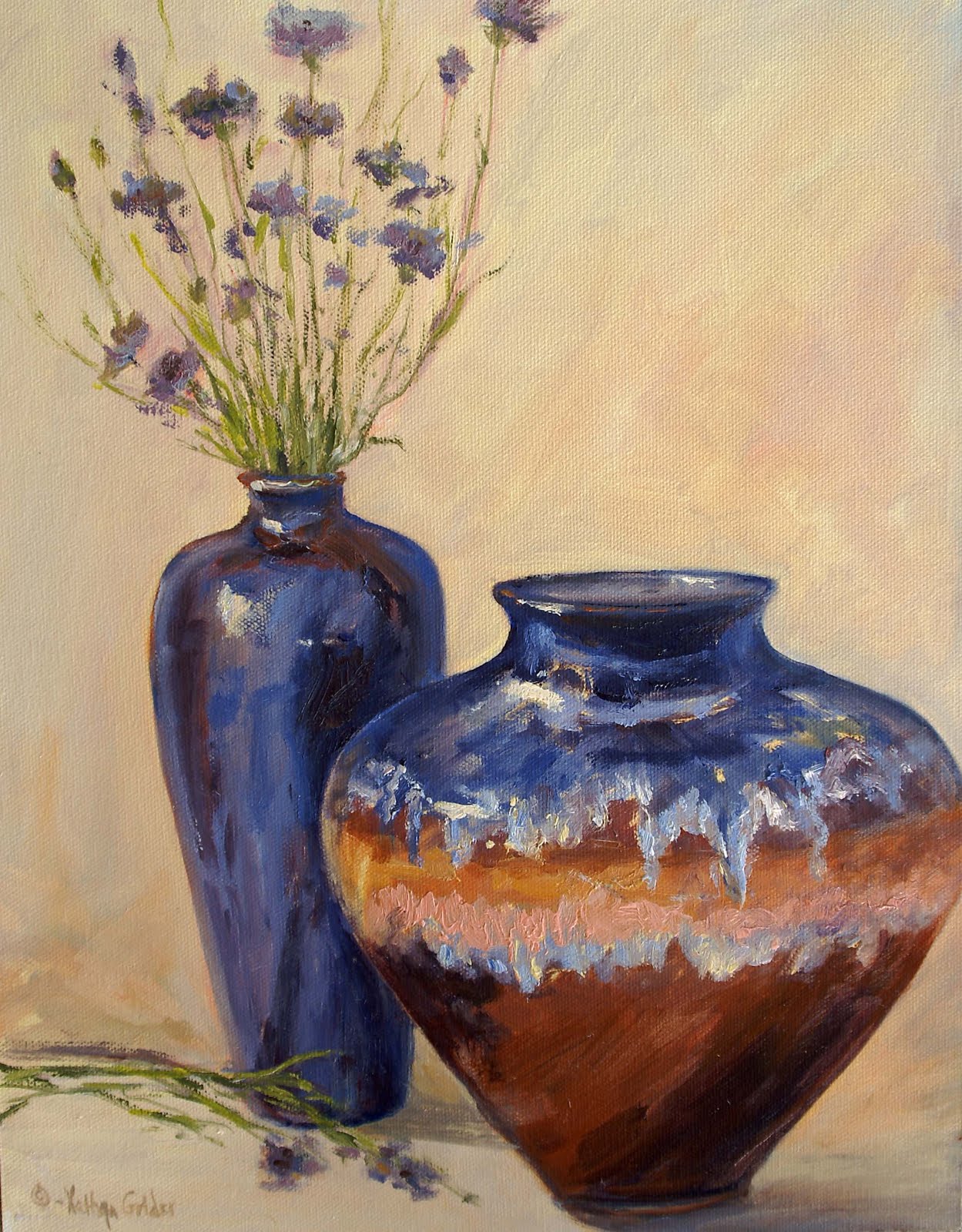 Kathryn Grider: Blue Pottery