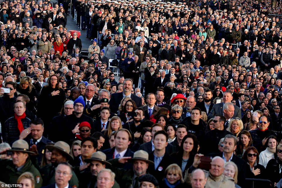 The Trumps at the Trump Inaugural concert