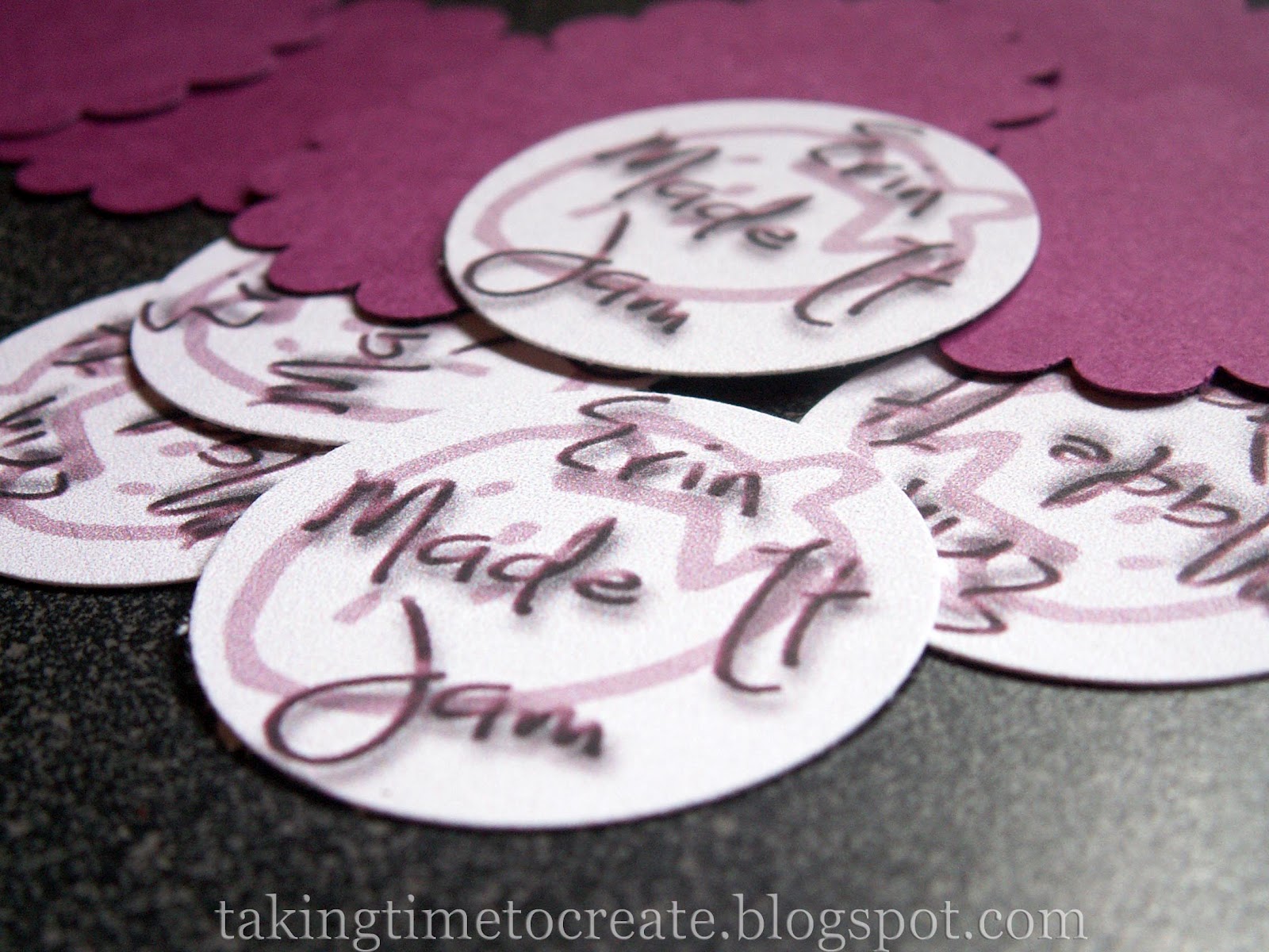 Taking Time To Create: Made By You Jam Labels {Free Printable}